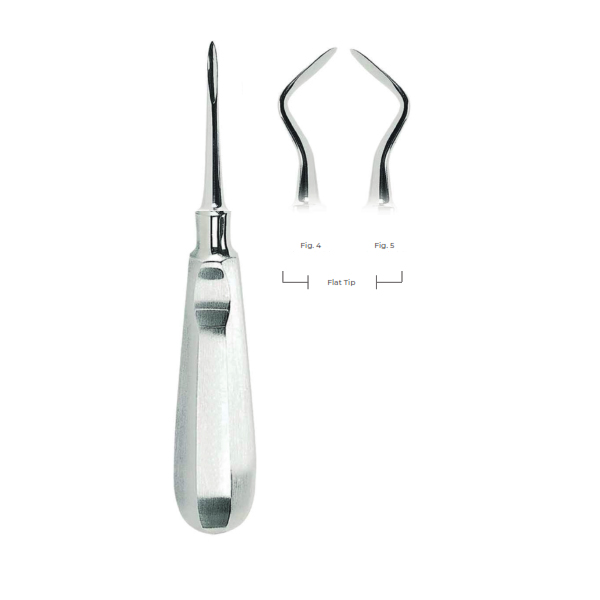Schmeckebier Apexo Flat tip Root Elevators with handle Fig.5